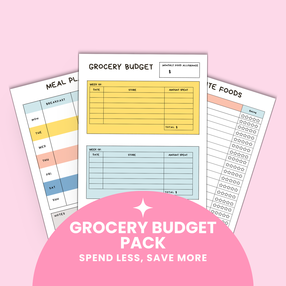 Grocery Budget Pack – Addi Ganley