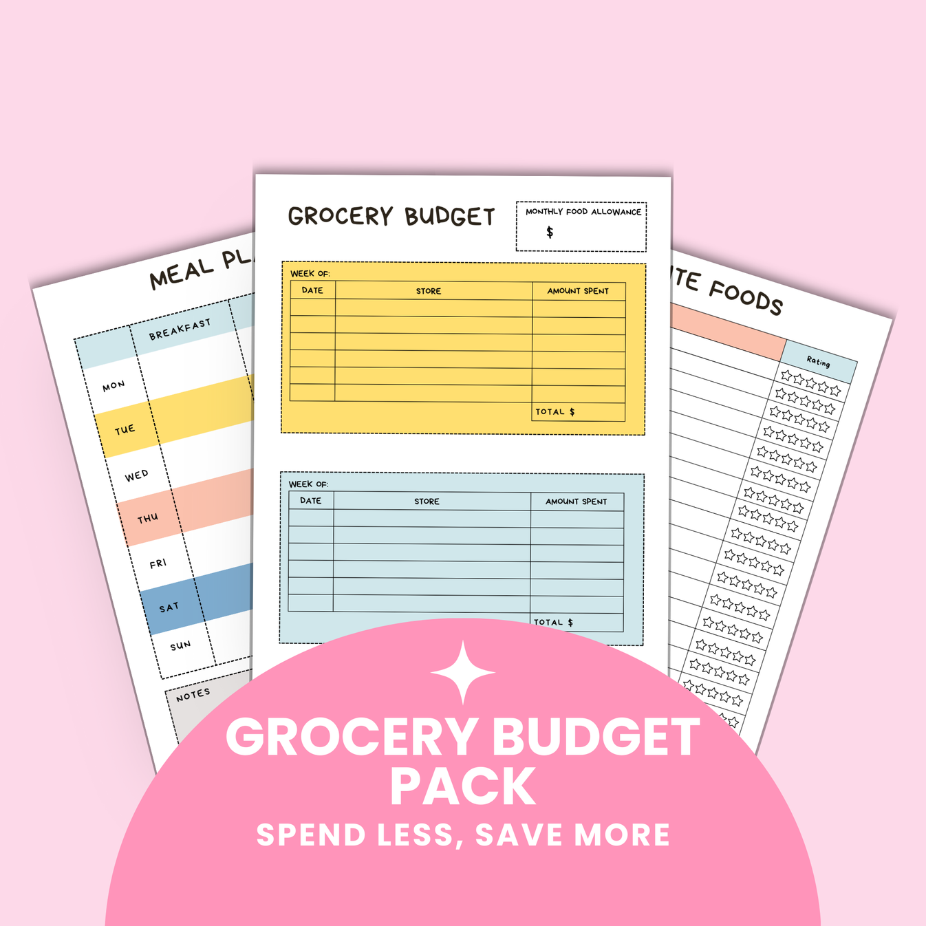 Grocery Budget Pack – Addi Ganley