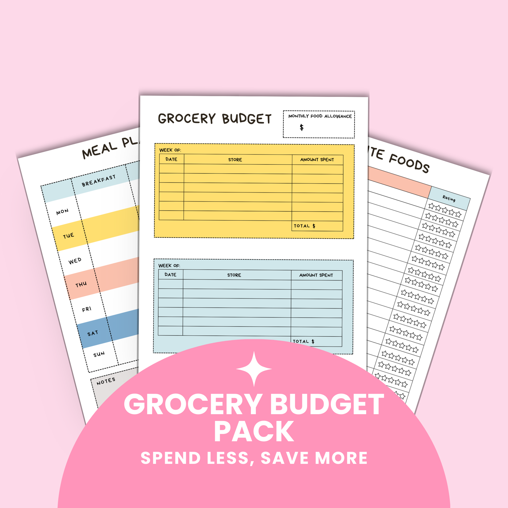 Grocery Budget Pack – Addi Ganley