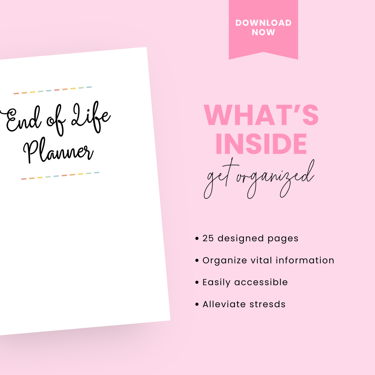 End of Life Planner [25 pages] – Addi Ganley