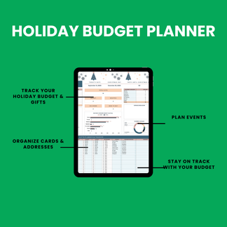 Holiday Budget Spreadsheet – Track Gifts, Spending & Christmas Plans i ...