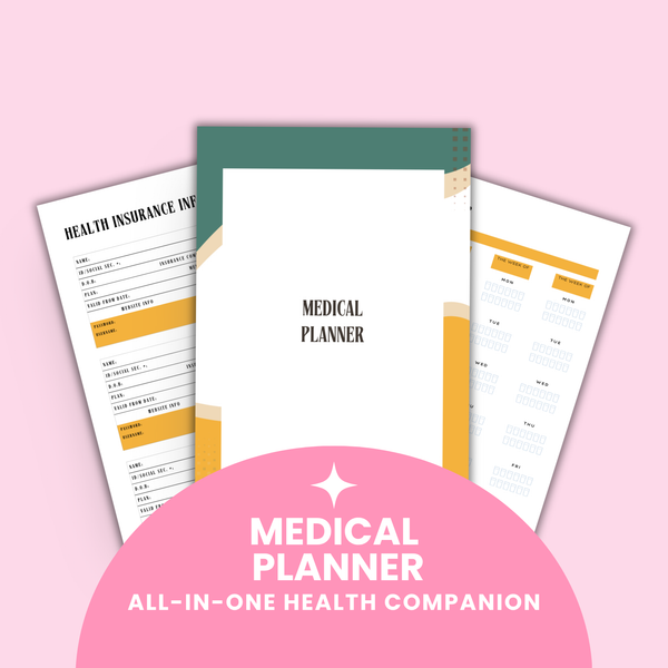 Medical Planner [27 pages] – Addi Ganley