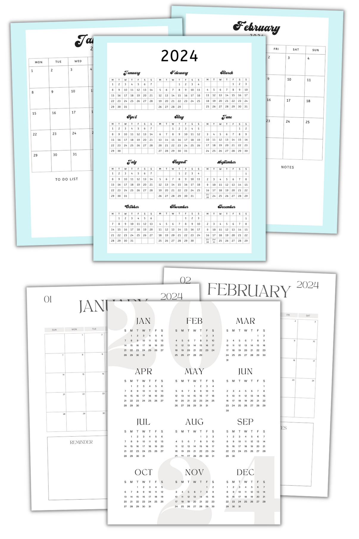 2024 Calendar Set – Addi Ganley