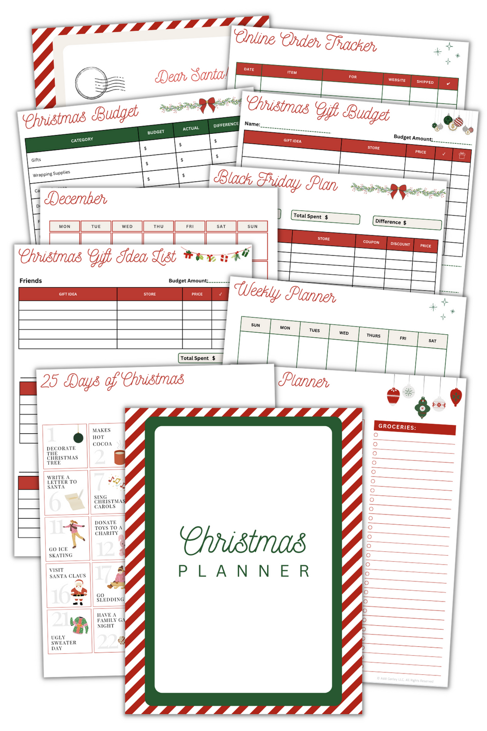 Christmas Planner [30+ pages] – Addi Ganley