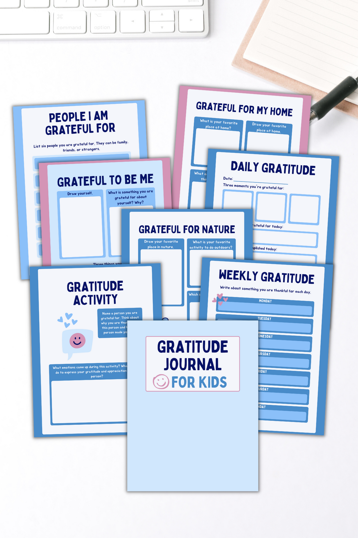 Gratitude Journal for Kids [16 pages] – Addi Ganley