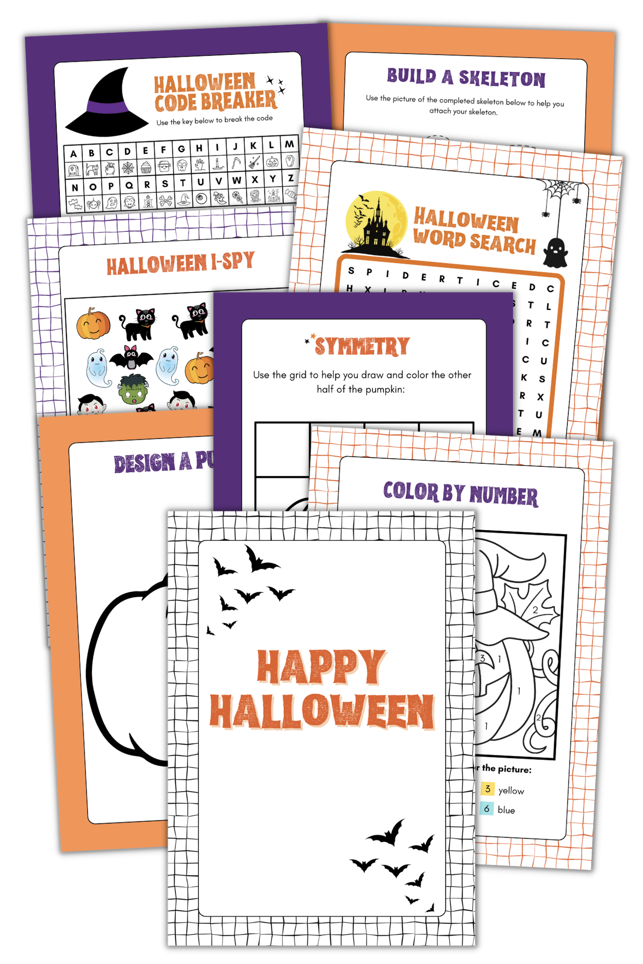 Halloween Kids Activity Pack [20 pages] – Addi Ganley
