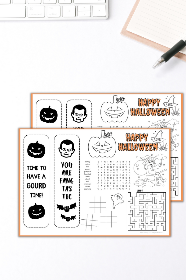 Kids Halloween Activity Sheet – Addi Ganley