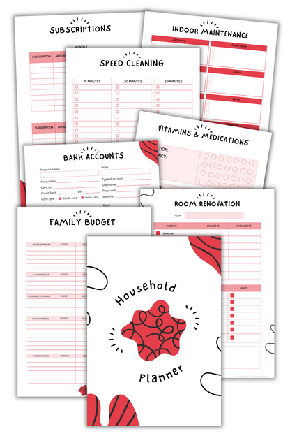 Home Management Planner [56 pages] – Addi Ganley