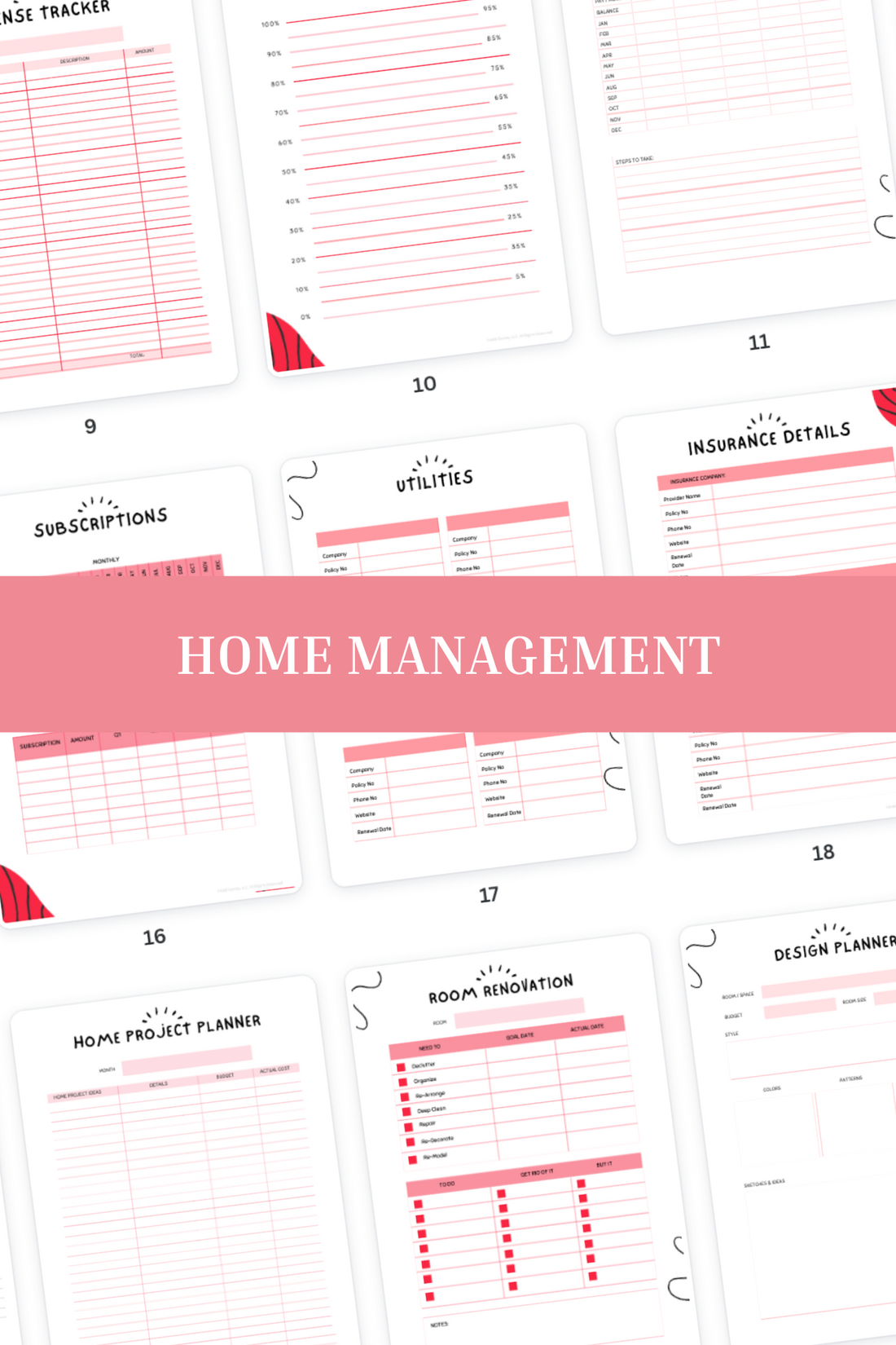 Home Management Planner [56 pages] – Addi Ganley