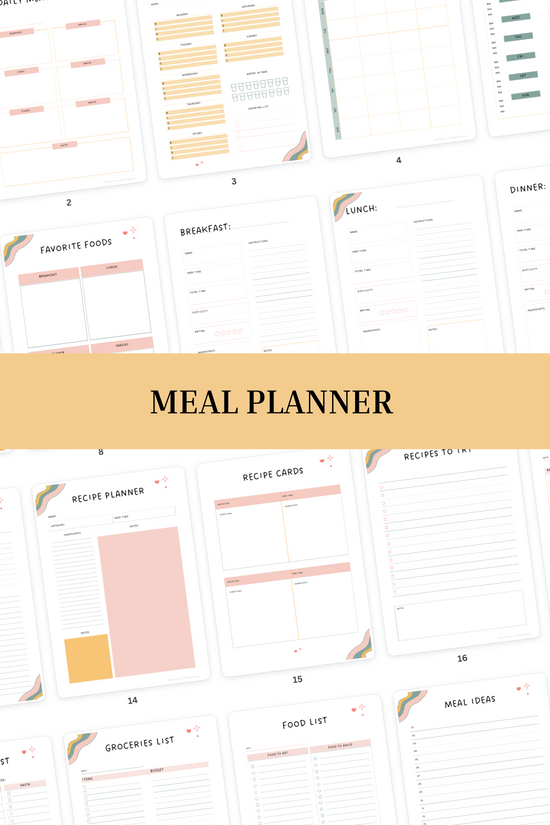 Meal Planner [25 pages] – Addi Ganley
