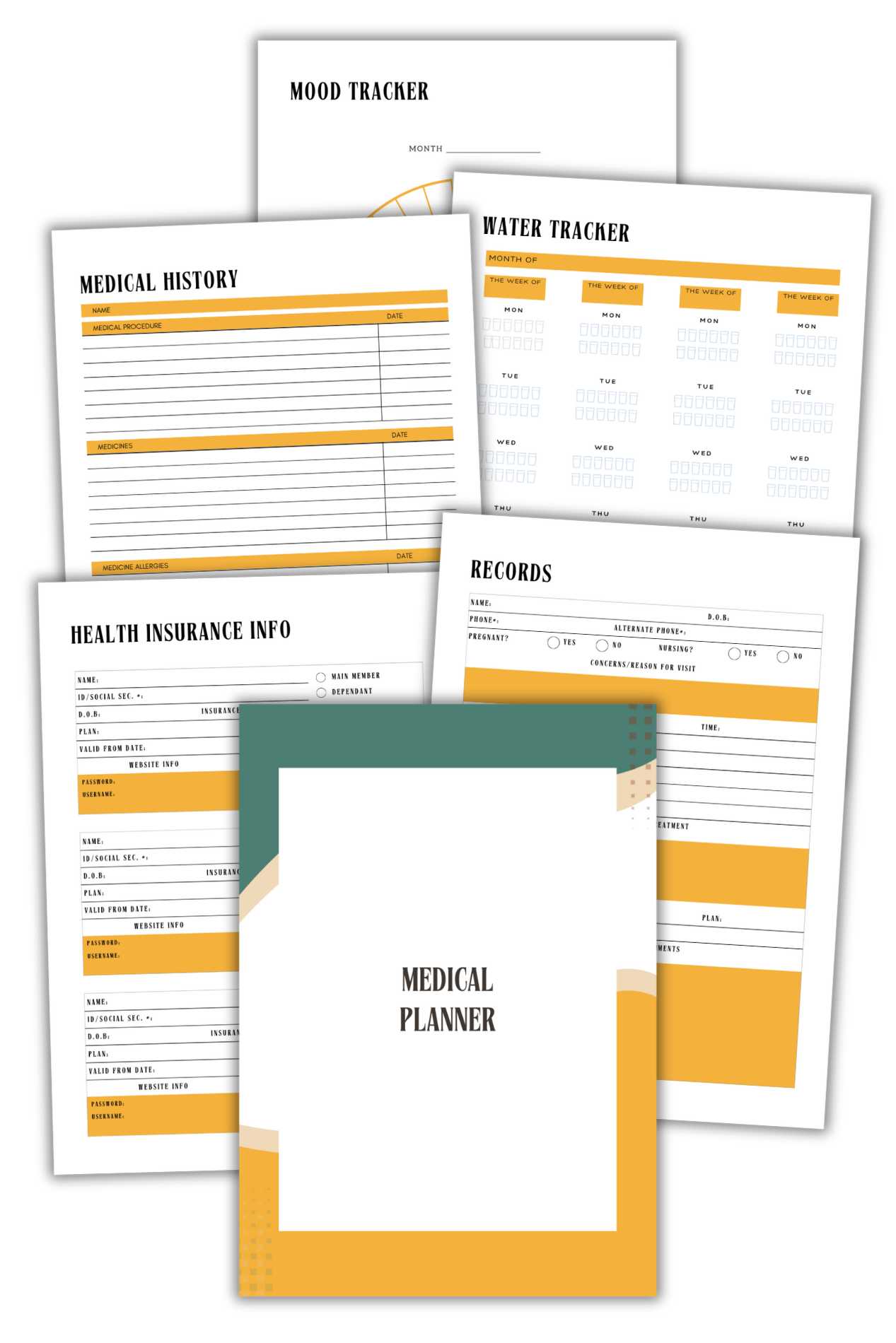 Medical Planner [27 pages] – Addi Ganley