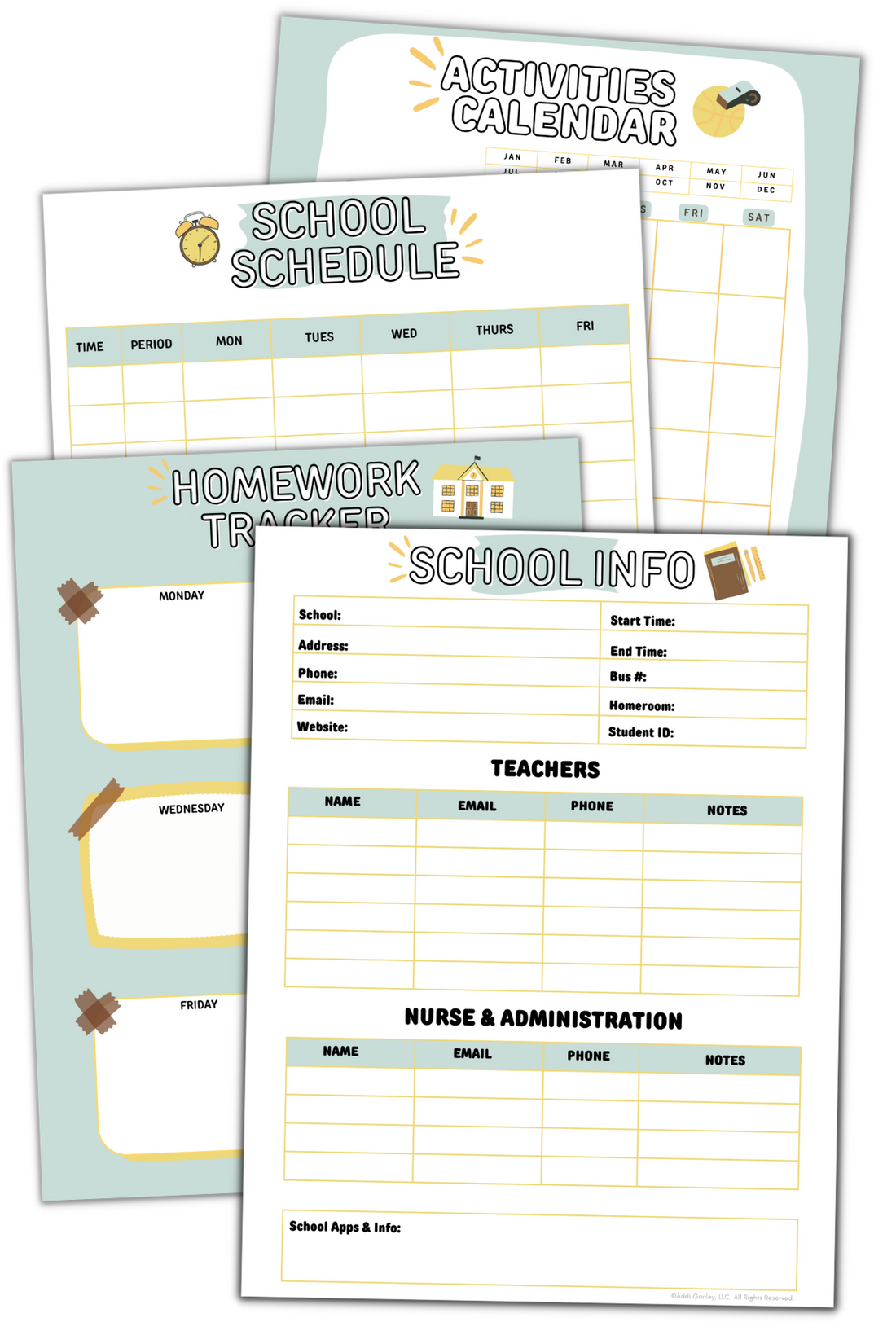 School Planning Kit – Addi Ganley
