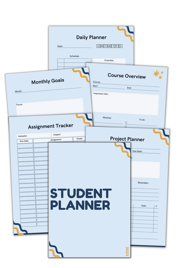 Student Planner [15 pages] – Addi Ganley