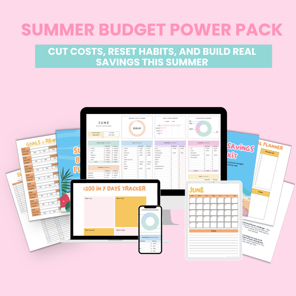 Summer Budget Power Pack | Save Money Fast This Season – Addi Ganley