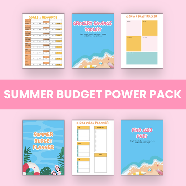 Summer Budget Power Pack | Save Money Fast This Season – Addi Ganley