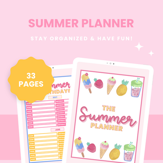 Summer Planner Printable – Addi Ganley
