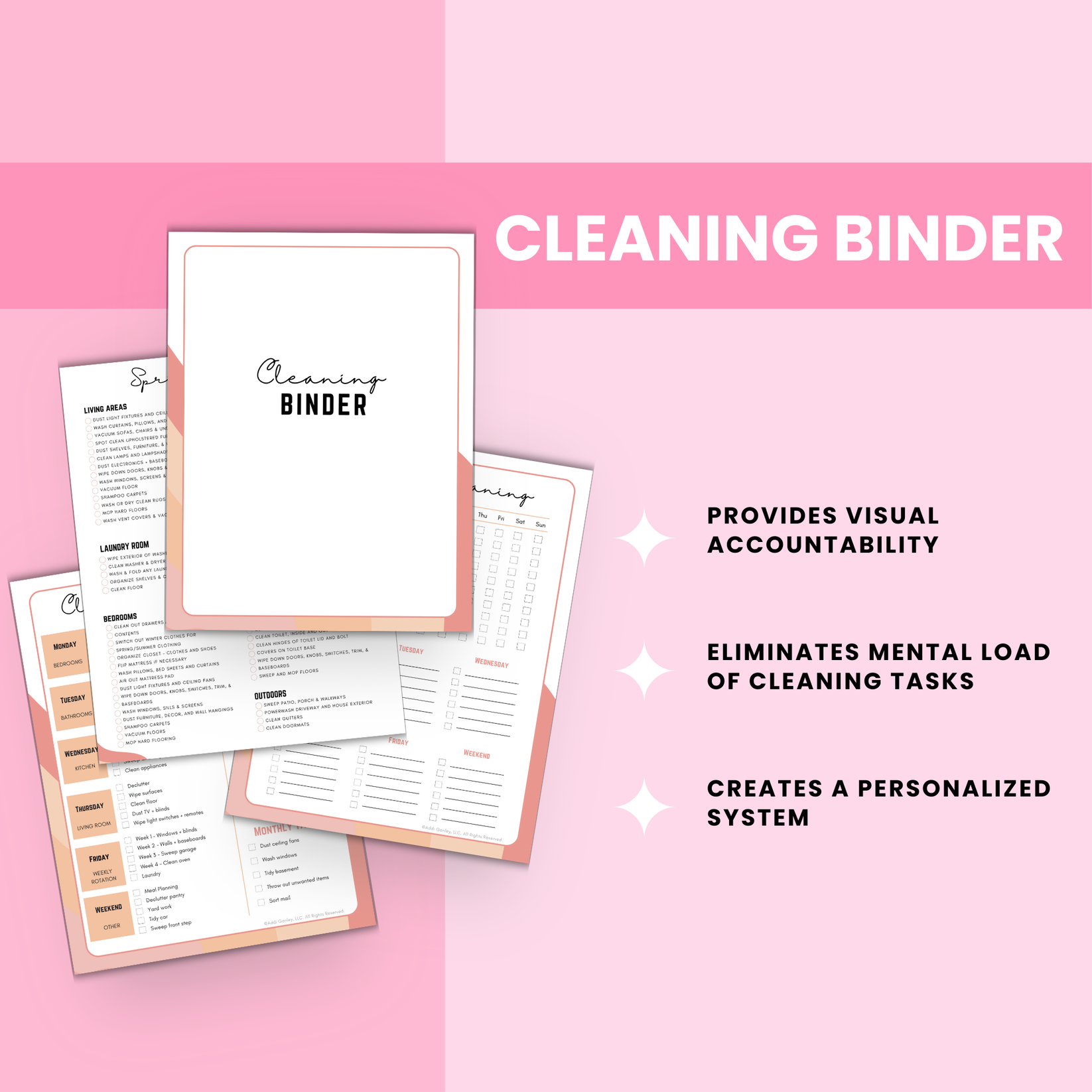 Cleaning Binder [13 pages] – Addi Ganley