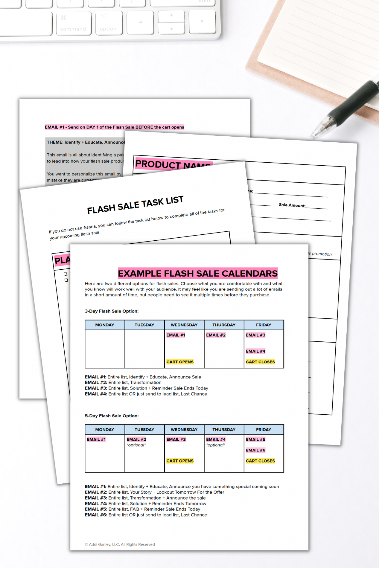 Flash Sale Kit [20 pages] – Addi Ganley
